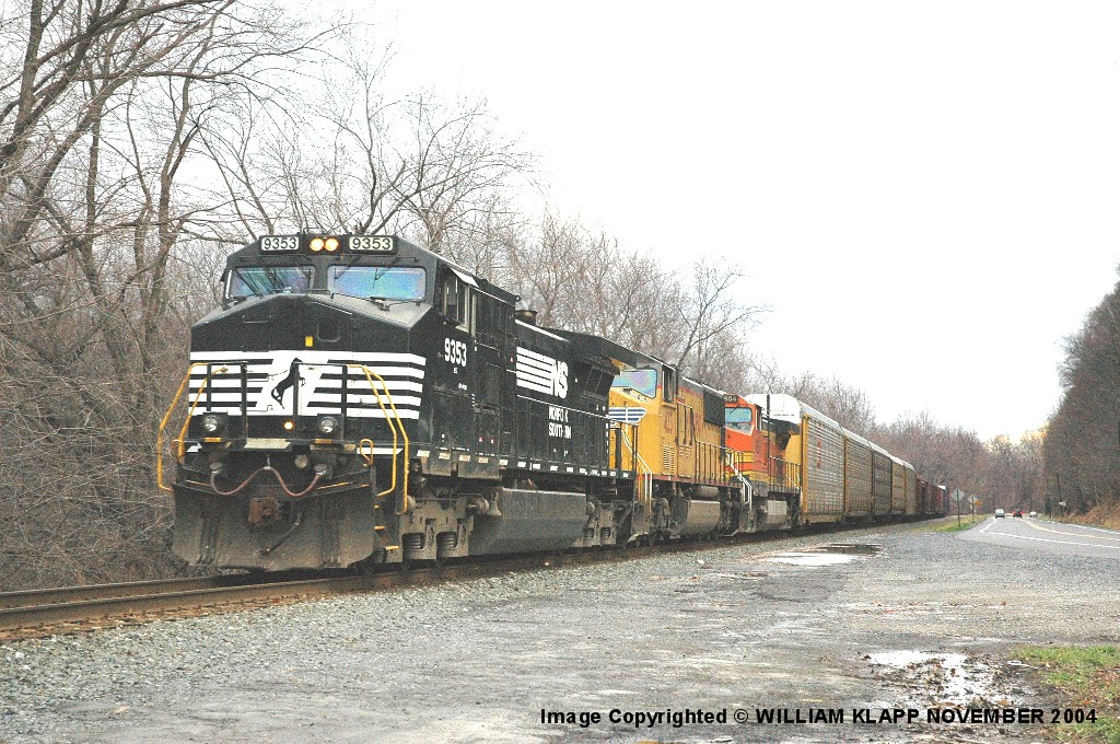 NS 11R NS 9353 Up 4133 BNSF 4554